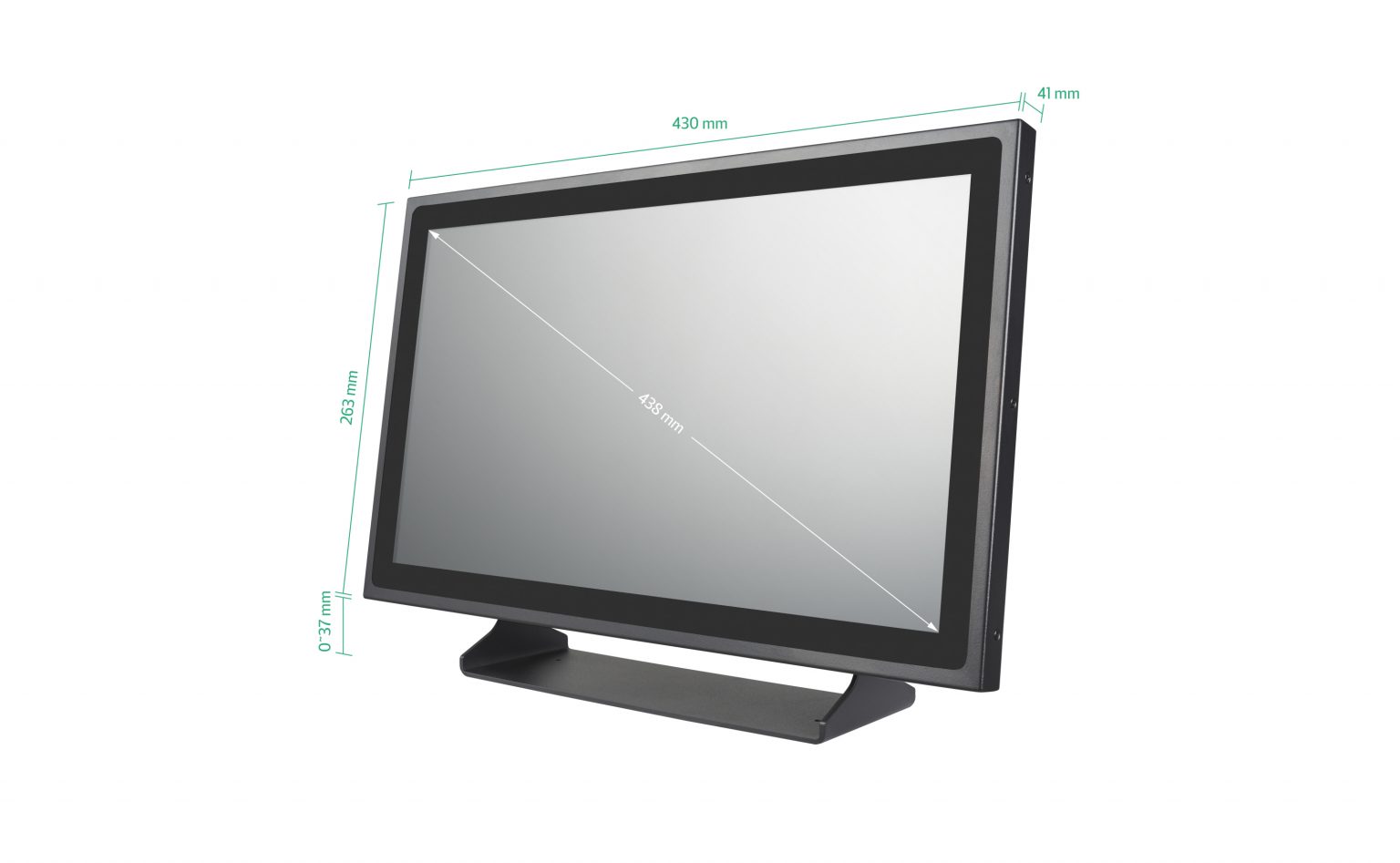 Monitor industrial Beetronics cu ecran tactil de 17 inch și carcasă ...