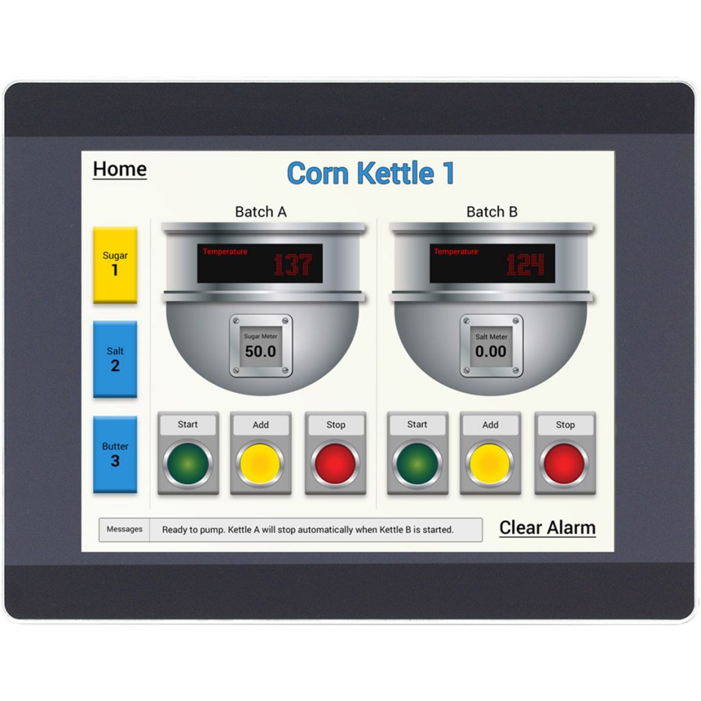 HMI complex Weintek cMT2078X display 7 inch - Multiproject Automatic